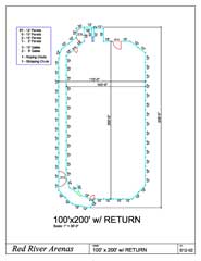 Red River Roping Arena and Riding Arena Layouts for Horse Arenas and ...