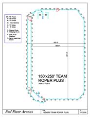 Red River Roping Arena and Riding Arena Layouts for Horse Arenas and ...