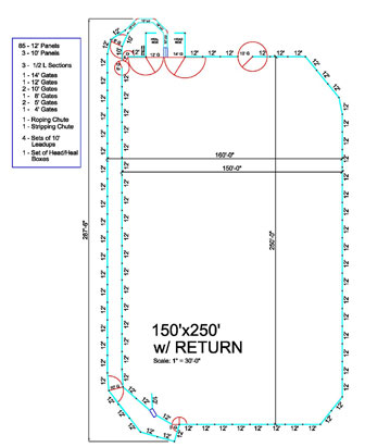 Red River Roping Arena and Riding Arena Layouts for Horse Arenas and ...