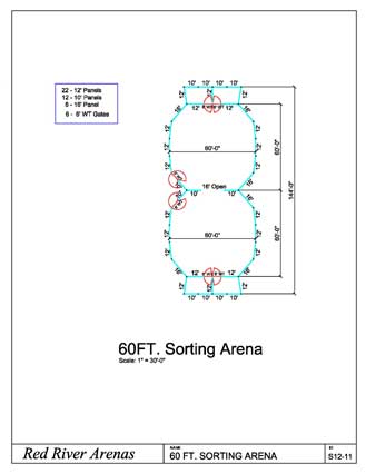 Red River Roping Arena and Riding Arena Layouts for Horse Arenas and ...