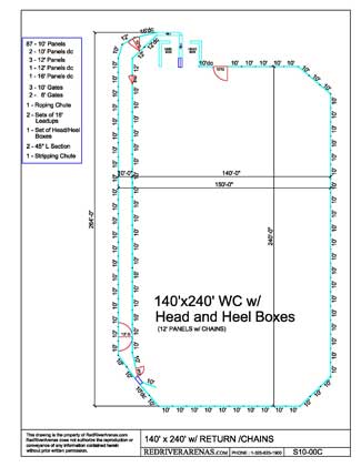 Red River Arenas Sales Flyers | Roping Arenas for Sale